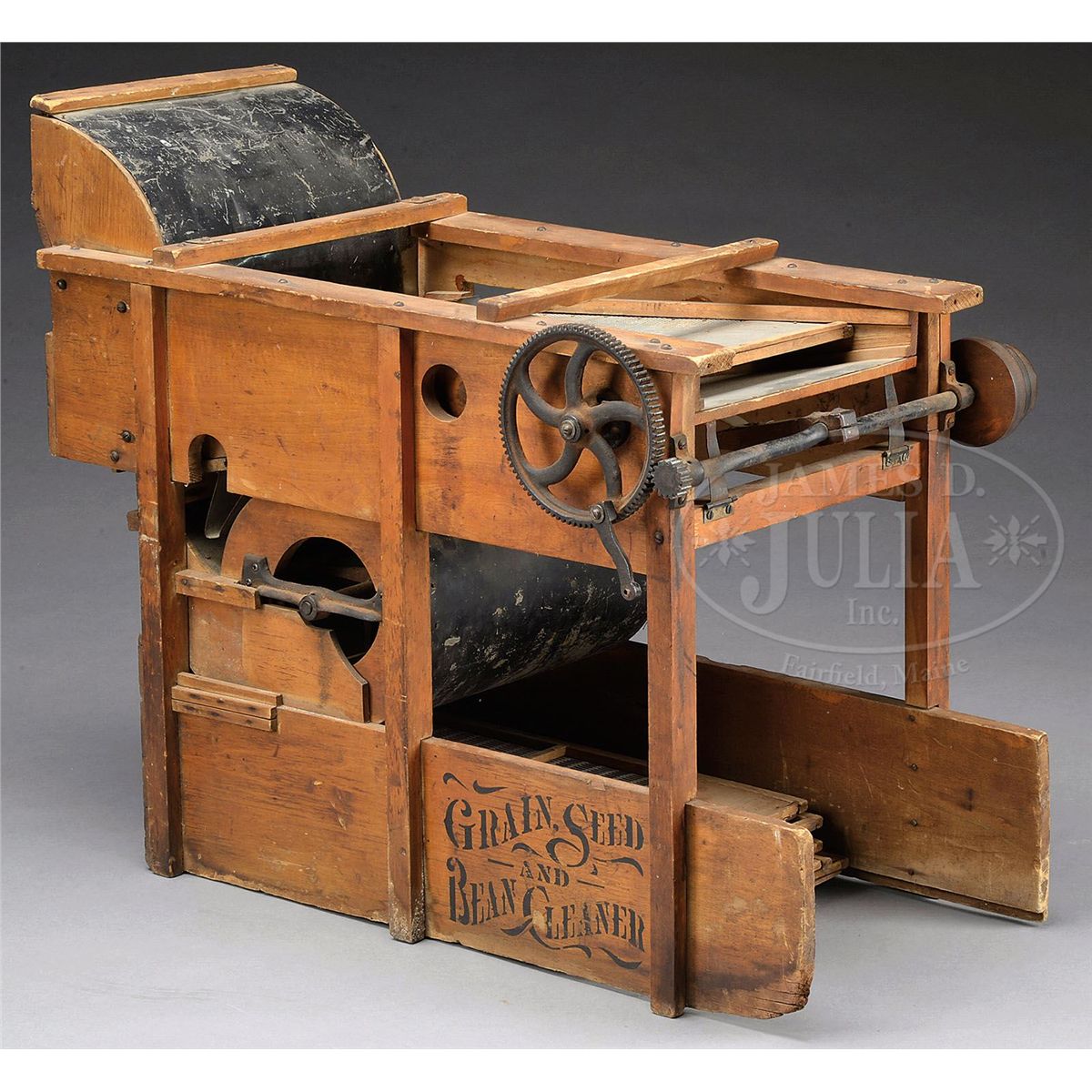 SALESMAN SAMPLE GRAIN, SEED AND BEAN CLEANER.