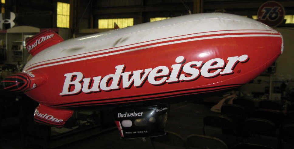 Inflatable Budweiser Blimp