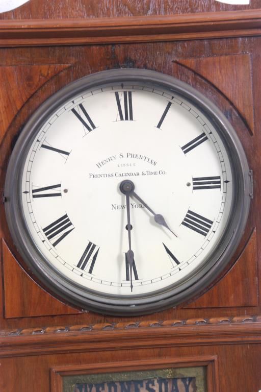 Prentiss 60 Day “Empire” Calendar Wall Clock