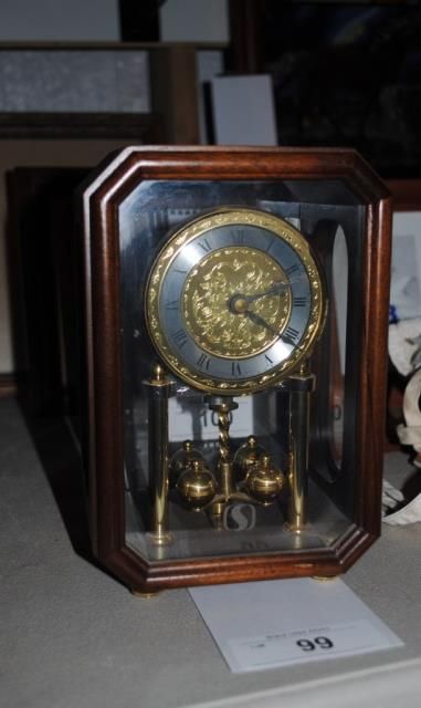 MANTLE CLOCK MADE IN WEST GERMANY