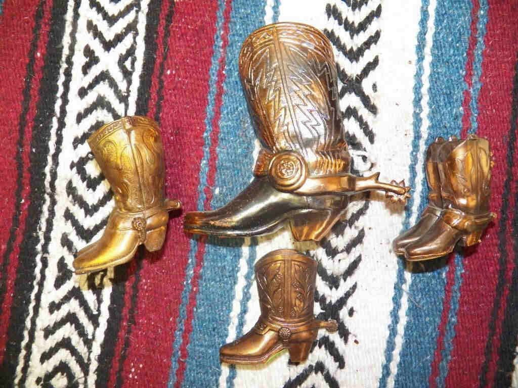 Vintage Copper Cowboy Boots