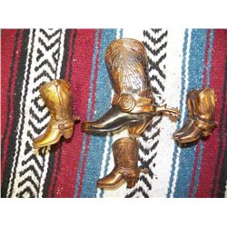 Vintage Copper Cowboy Boots