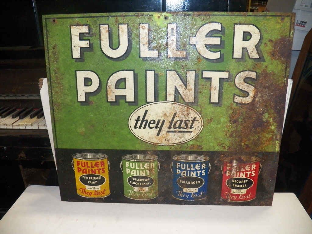 Fuller Paint Sign Metal