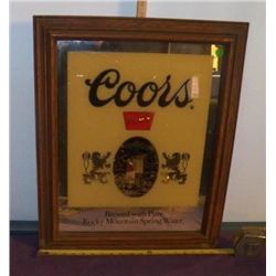 Coors Bar Mirror