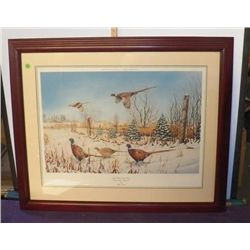 Winter Day Ringnecks by Rick Morkel