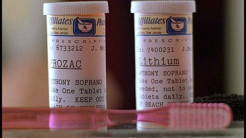 Sopranos, The (TV) - Tony Soprano's Prozac Bottle (James Gandolfini)
