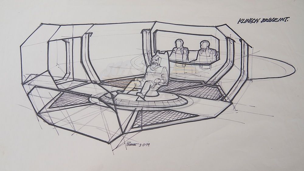 Star Trek: The Motion Picture - Original Klingon Bridge Interior ...