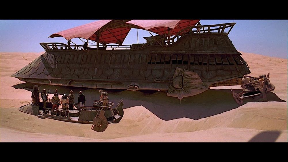 Star Wars Episode Vi Return Of The Jedi Jabbas Sail Barge Sail Fabric