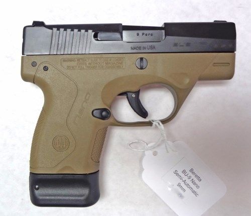 Beretta BU-9 Nano Semi-Auto Pistol 9MM New in box.