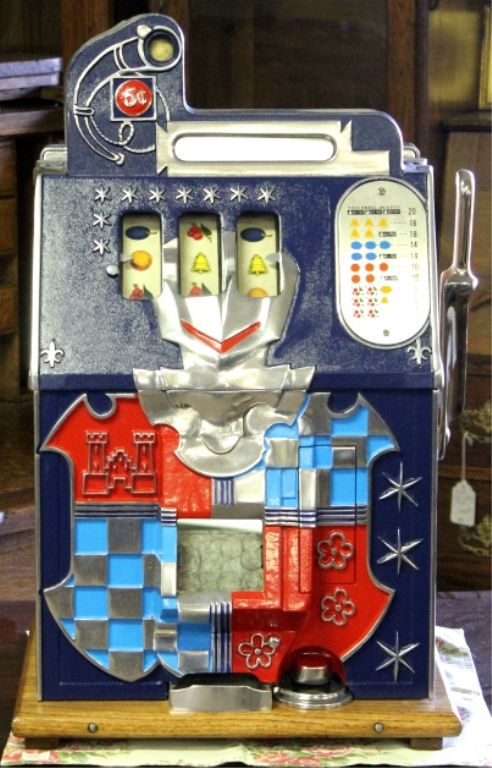 1939 Mills Castle Front Slot Machine 5 Cent