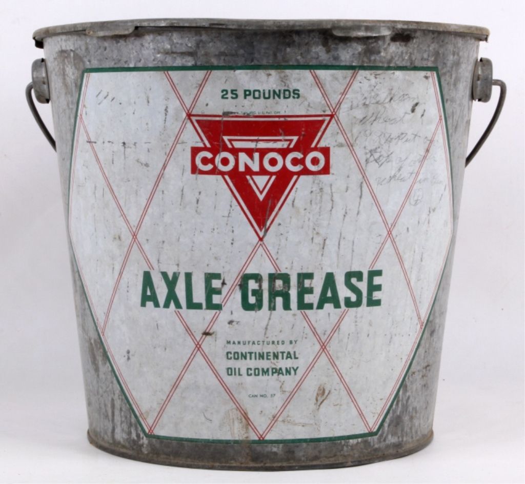 Conoco Vintage Axle Grease Can