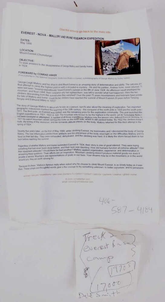 1920's Trek 2 Everest George Mallory Boots