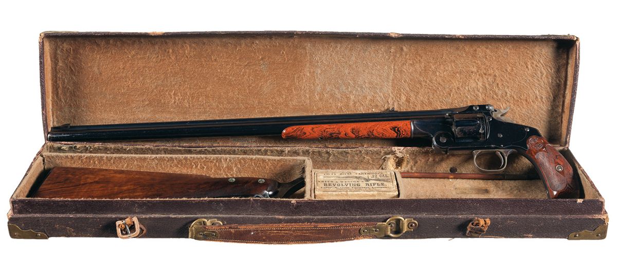 Scarce and Excellent Smith & Wesson Model 320 Revolving Rifle with Rare ...