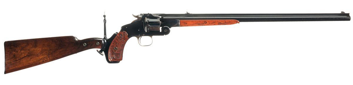 Scarce and Excellent Smith & Wesson Model 320 Revolving Rifle with Rare ...