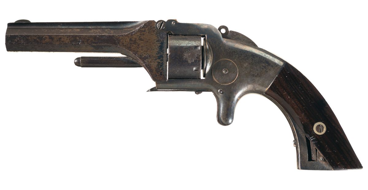Fine Rare Bayonet Latch Smith & Wesson Model 1 First Issue 2nd Type ...
