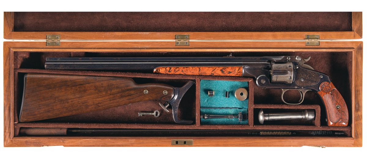 Smith & Wesson Model 320 Single Action Revolving Rifle with 16 Inch ...