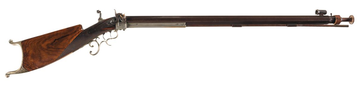 G.S. Schalk Pottsville Marked Percussion Target Rifle