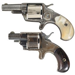 Collector's Lot of Two American Spur Trigger Revolvers -A) Colt New ...