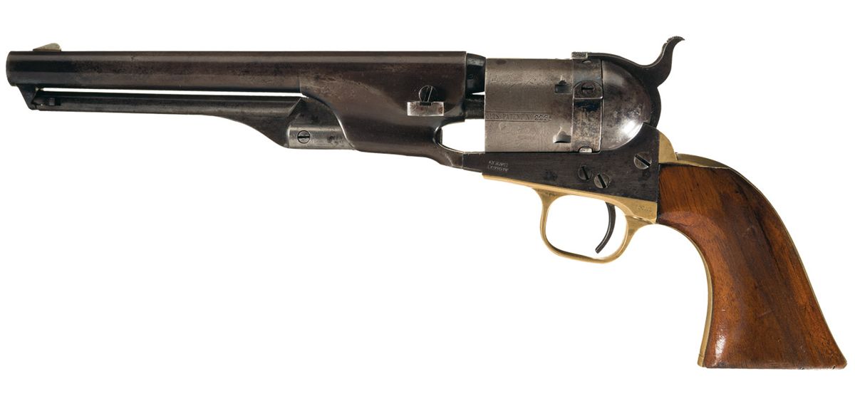 Colt Model 1861 Navy Revolver with Thuer Conversion Cylinder