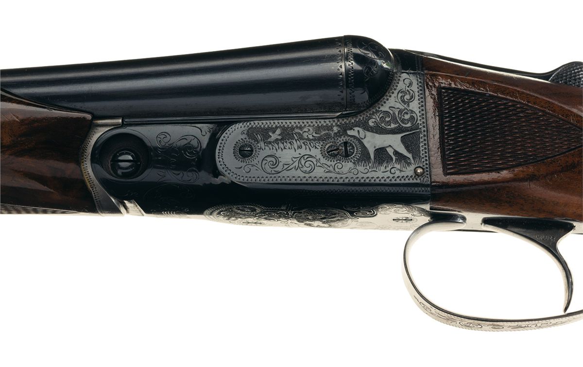 Custom Engraved Parker VHE Grade Double Barrel Shotgun