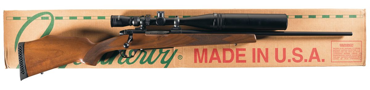 Weatherby Mark V Lightweight Sporter Bolt Action Rifle with Scope and Box