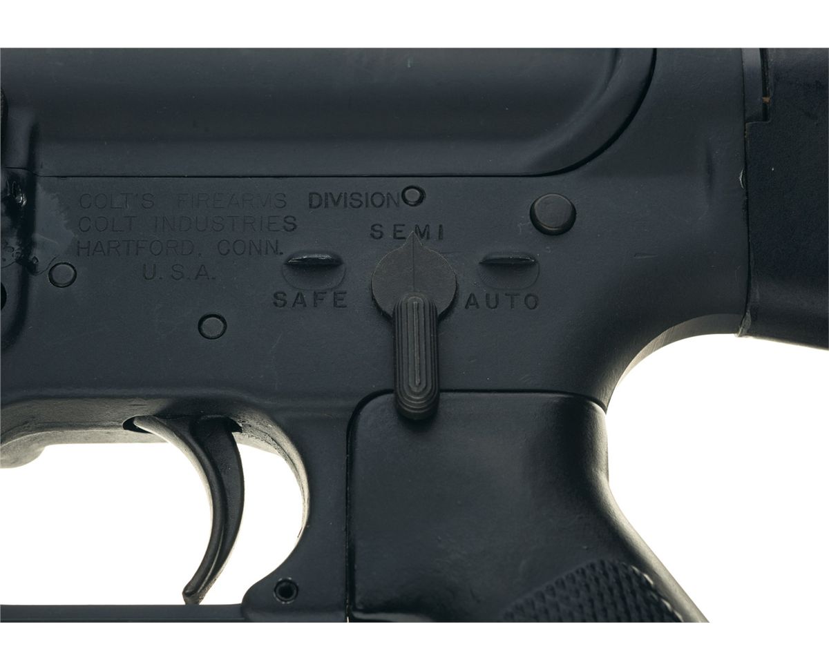 Rare Original Fully Automatic Class III Colt Firearms M16 Rifle with ...