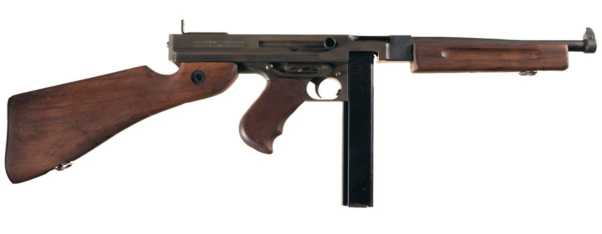 World War II Auto-Ordnance M1 Thompson DEWAT Class III/NFA Submachine Gun
