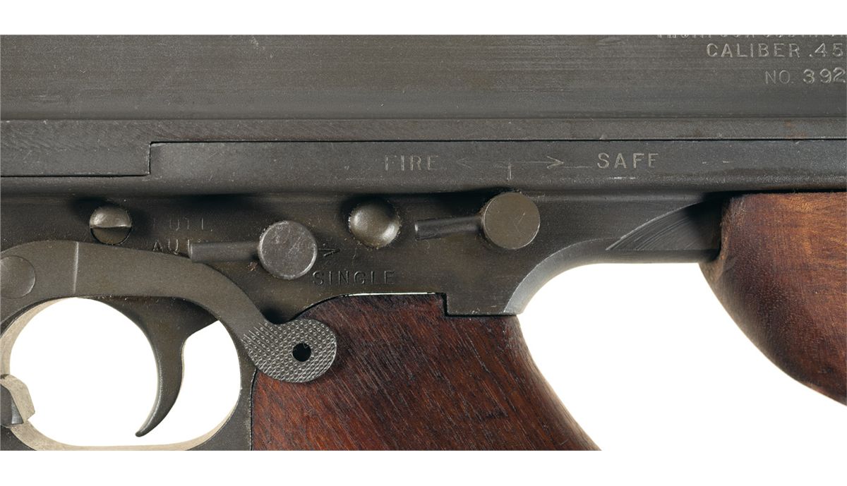 World War II Auto-Ordnance M1 Thompson DEWAT Class III/NFA Submachine Gun