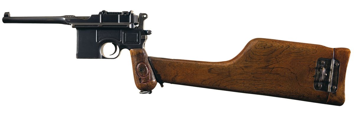 Mauser "Red Nine" Broomhandle Semi-Automatic Pistol with Shoulder Stock