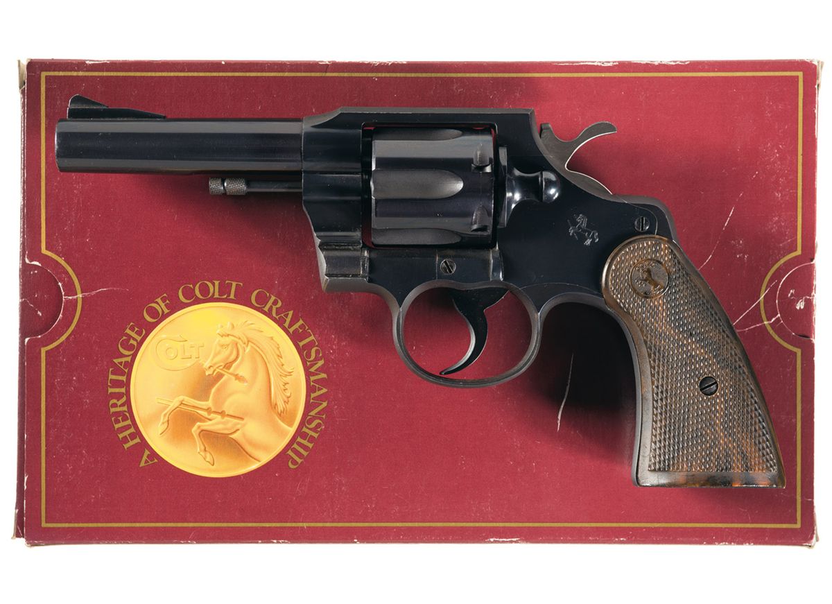 Documented Colt Factory Collection New Official Police Double Action ...