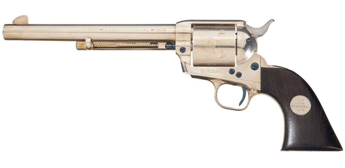 Rare Prototype Colt U.S.A. Bicentennial Single Action Army Revolver ...