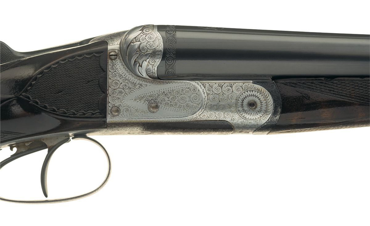 Engraved Dumoulin & Co. Side by Side Box Lock Shotgun
