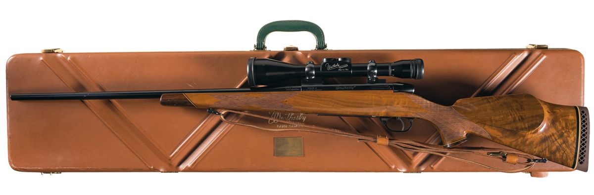 Roy Weatherby Shipped West German Weatherby Custom Mark V Bolt Action ...