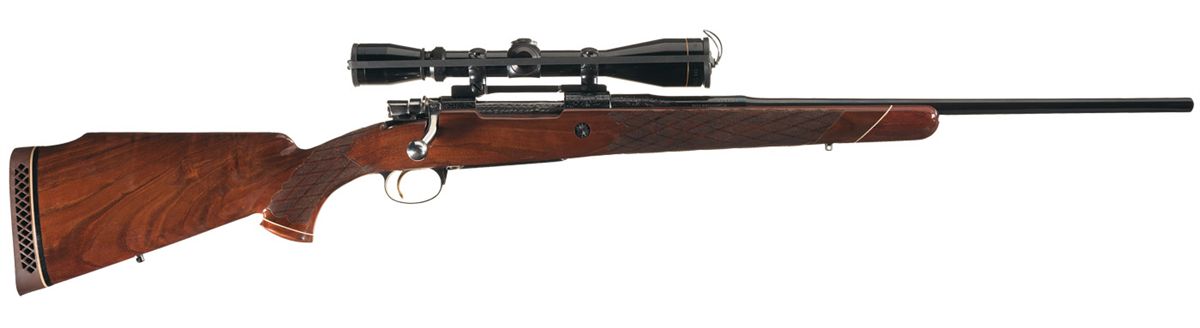 Engraved Belgian Browning Medallion Grade High Power Bolt Action Rifle ...