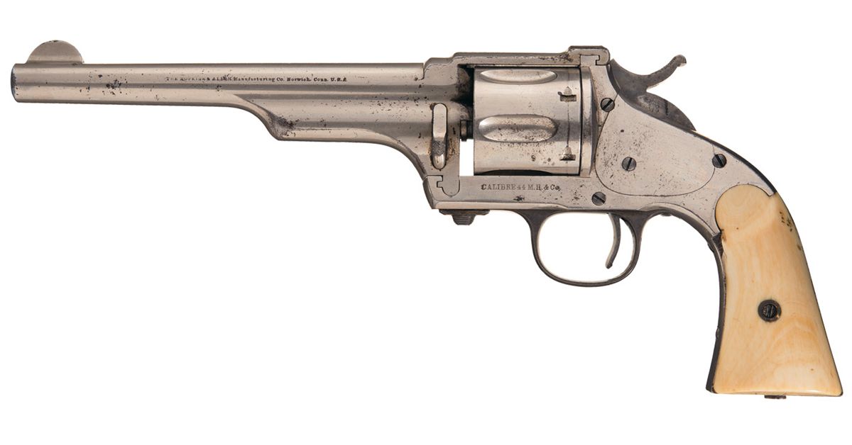 Merwin Hulbert & Co. Single Action Army Revolver with Ivory Grips