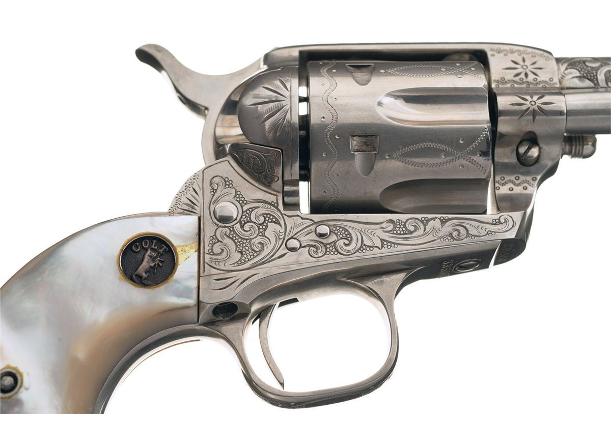 Factory Engraved First Generation Colt Single Action Army Revolver with ...