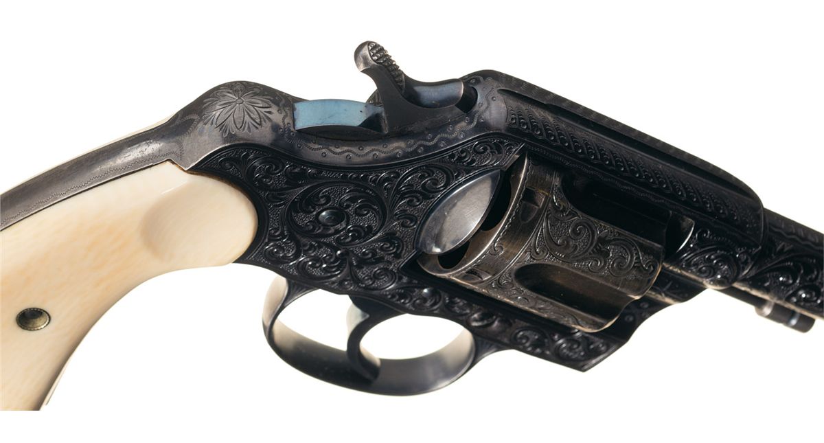 Exceptional Documented Early Production Helfricht Factory Engraved Colt ...