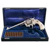 Magnificent Colt Cased and Factory Engraved New Service Model Revolver ...