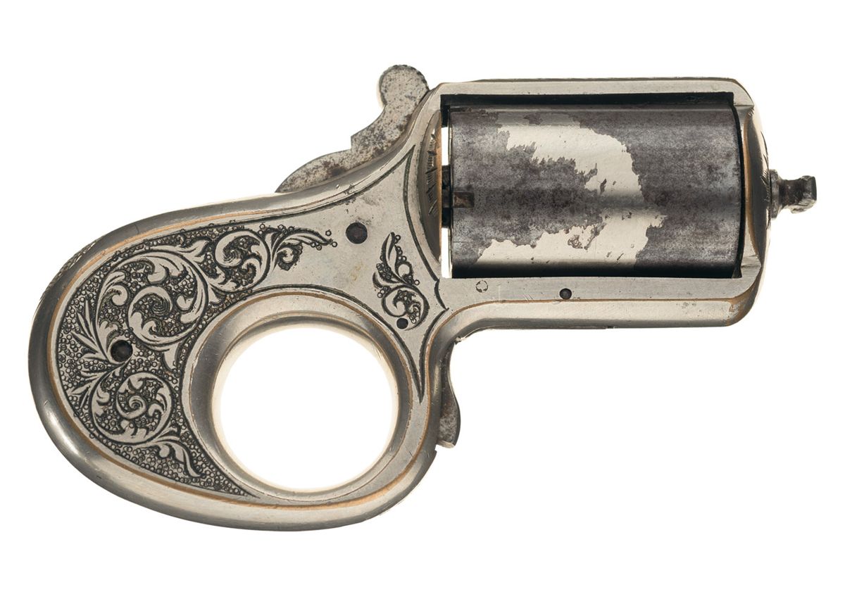 Scarce 32 Caliber James Reid "My Friend" Knuckleduster Revolver