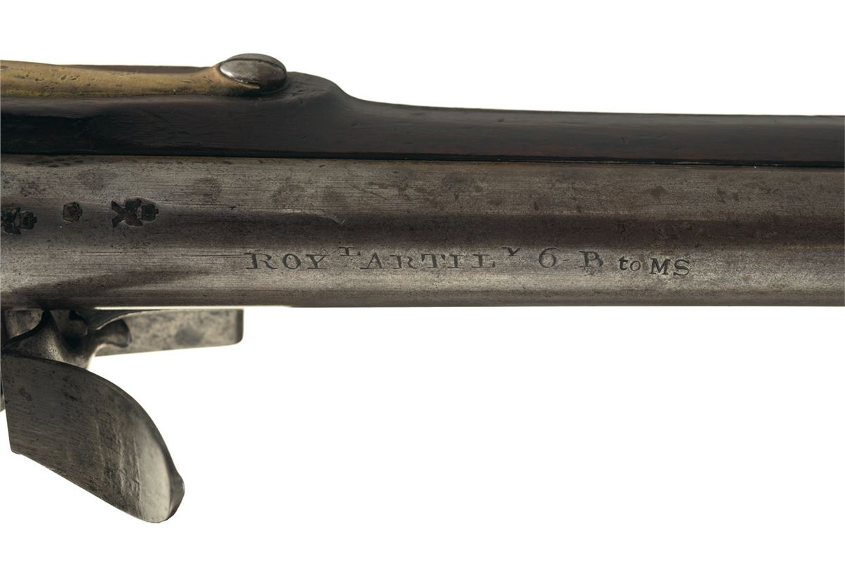 Tower Brown Bess Flintlock Musket with Royal Artillery Regimental Markings