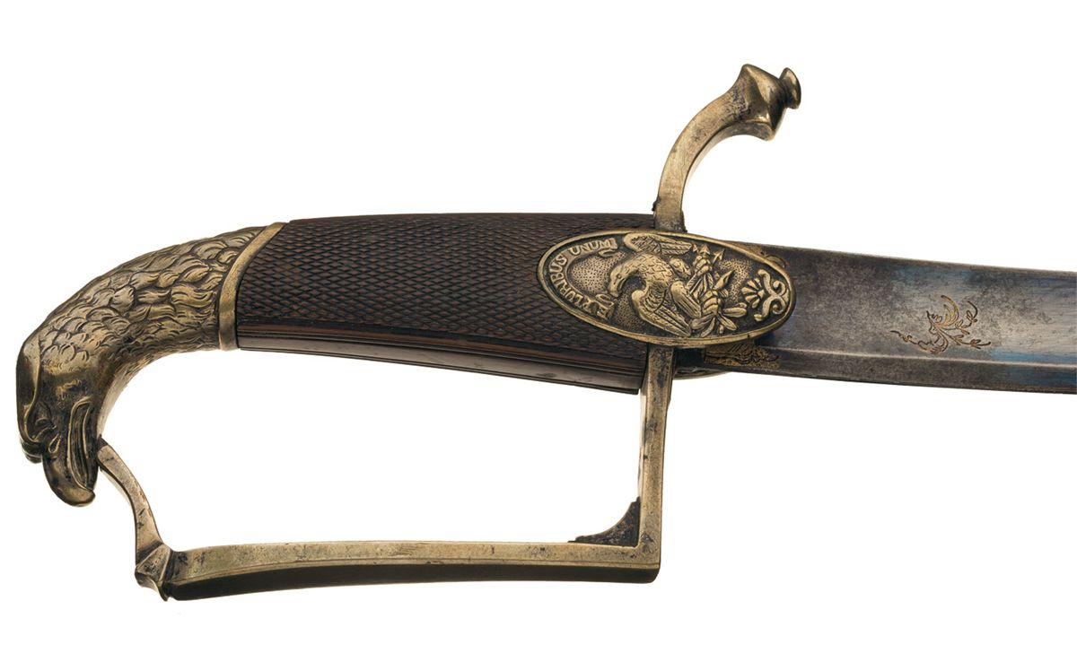 War of 1812-Era Eagle Head Pommel American Infantry Officer's Sword