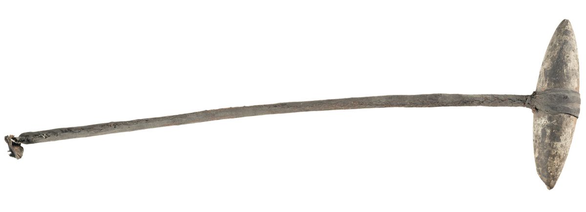 Native American Stone-Headed War Club