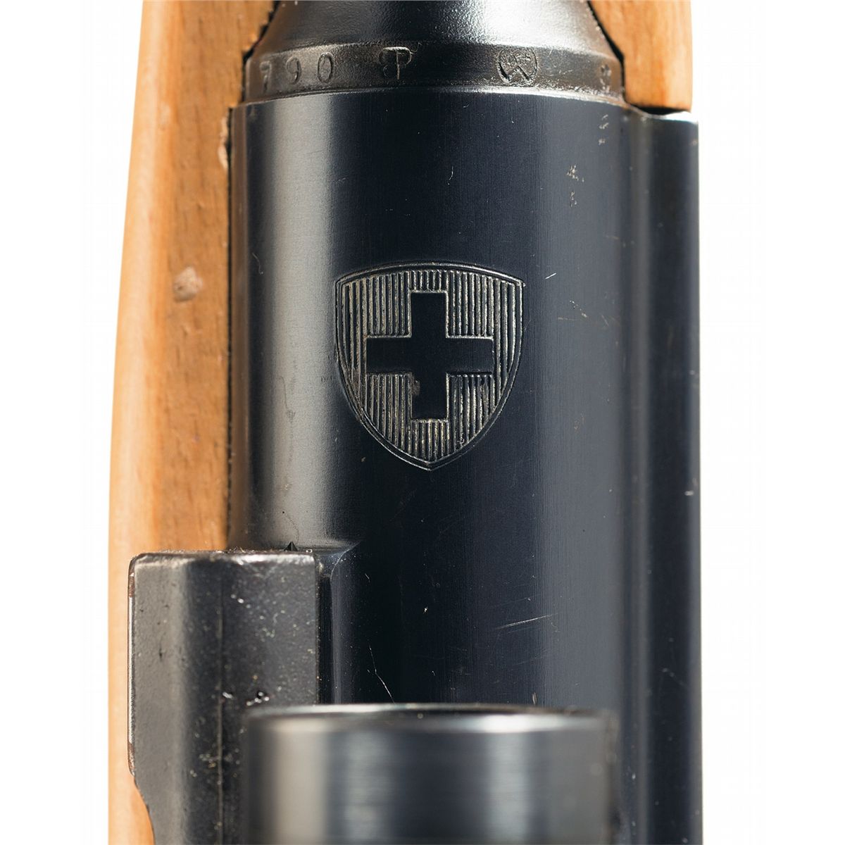 Excellent Swiss Model K31/55 Straight Pull Bolt Action Sniper Rifle ...