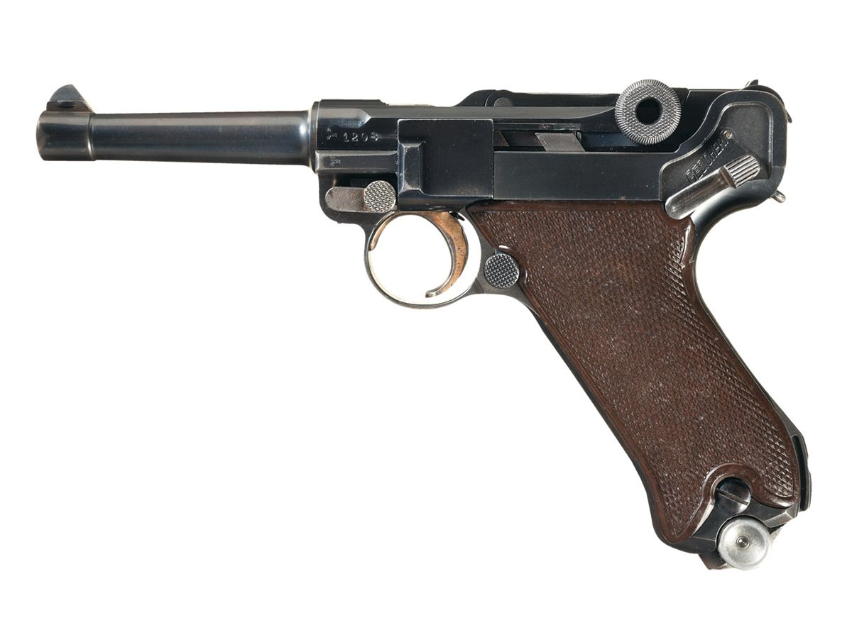 Rare "P" Code Krieghoff Luger Rig in 7.65 mm Luger Semi-Automatic ...