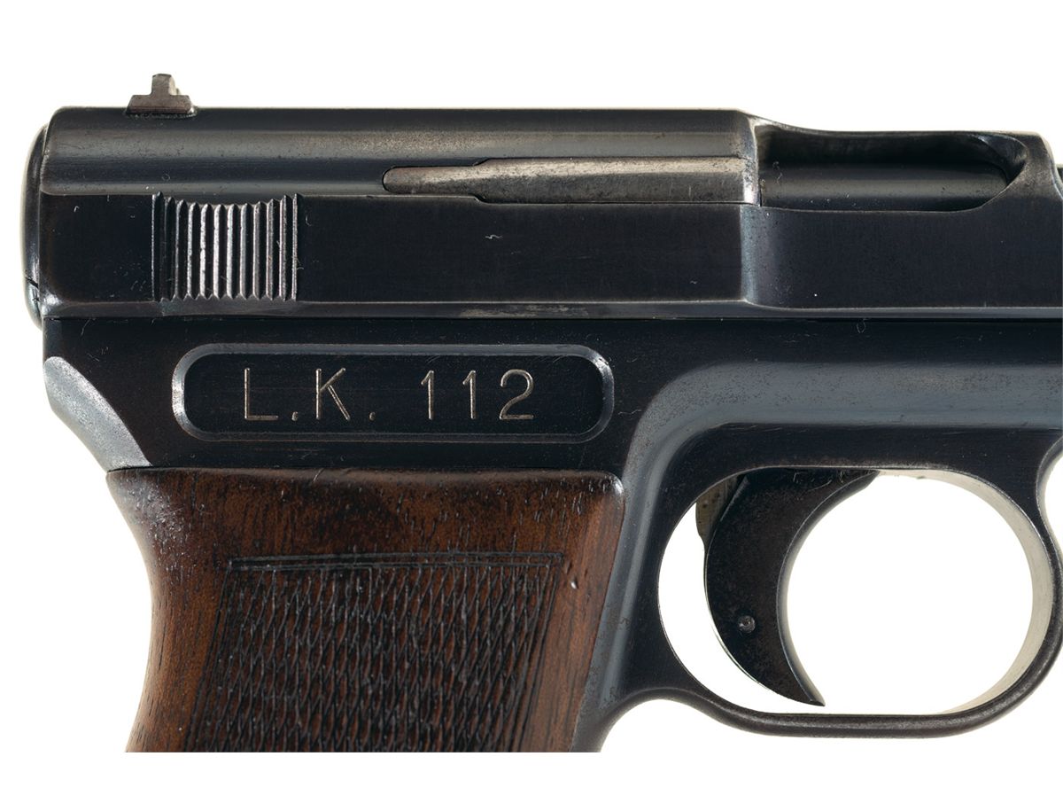 Rare Early Mauser Model 1914 "Humpback" Semi-Automatic Pistol