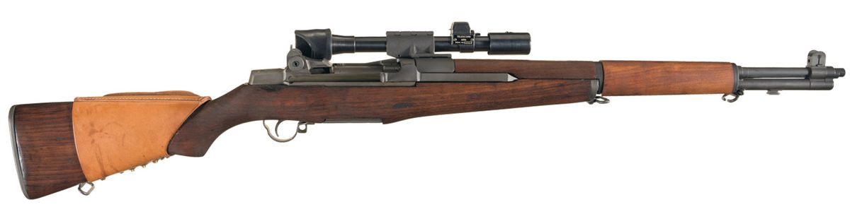 U.S. Military Springfield Armory M1D Semi-Automatic Sniper Rifle with ...