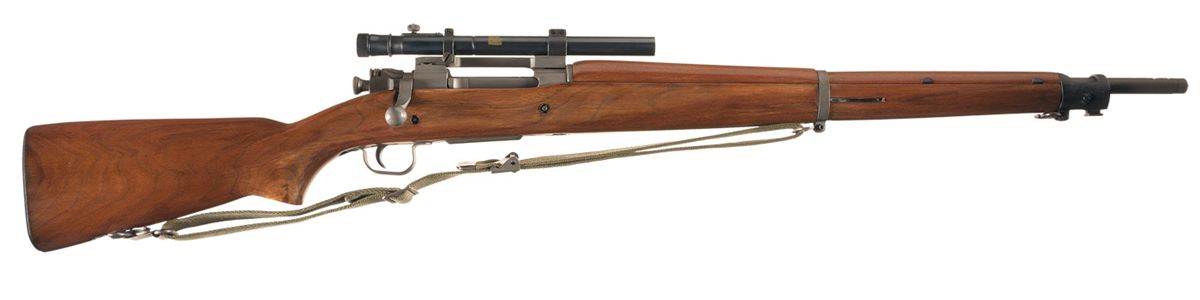 U.S. World War II Remington Model 1903A4 Bolt Action Sniper Rifle with ...