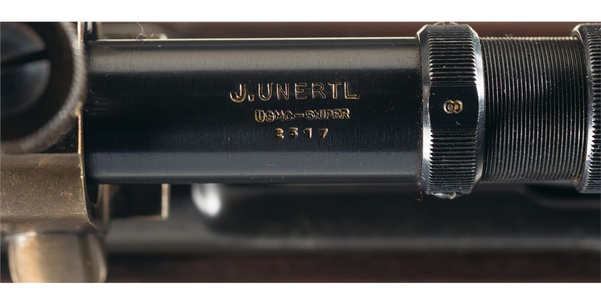 U.S. Springfield Model 1903 Bolt Action Rifle as a M1942 Sniper Rifle ...