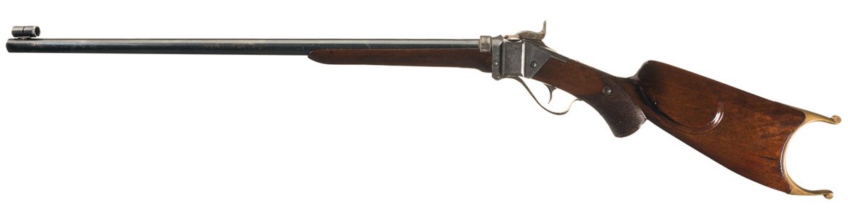 George Schoyen Denver, Colorado Sharps Model 1874 Single Shot Rifle
