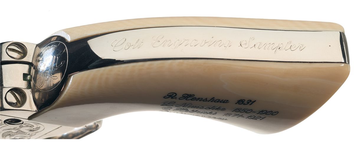 Rare John Adams Factory Engraved Colt Black Powder Series Engraving ...